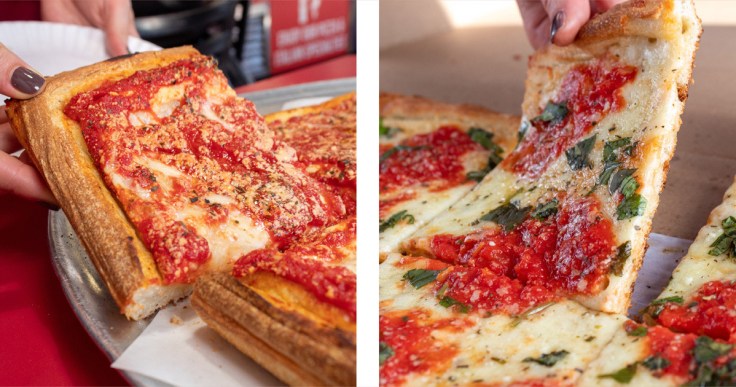 What S The Difference Between Sicilian And Grandma Style Pizza Slice